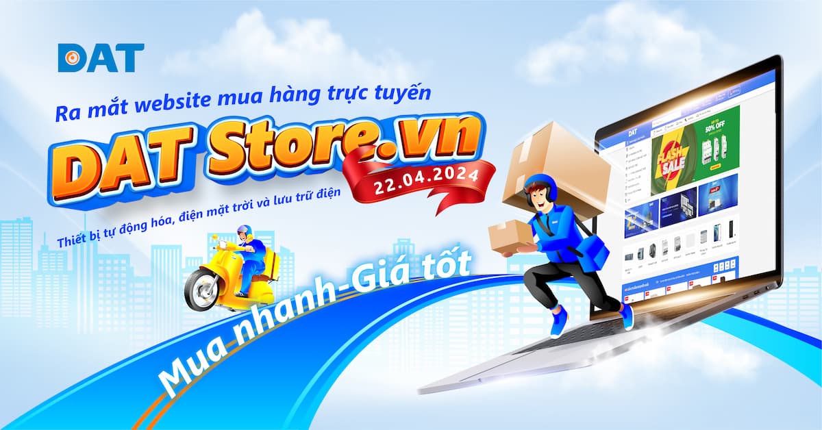 Ra mắt website mua hàng trực tuyến DAT Store