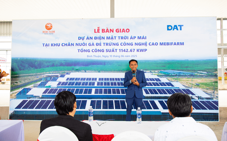 [CAFEF ĐƯA TIN] DAT Group bàn giao hệ thống điện mặt trời tại Mebi Farm ...